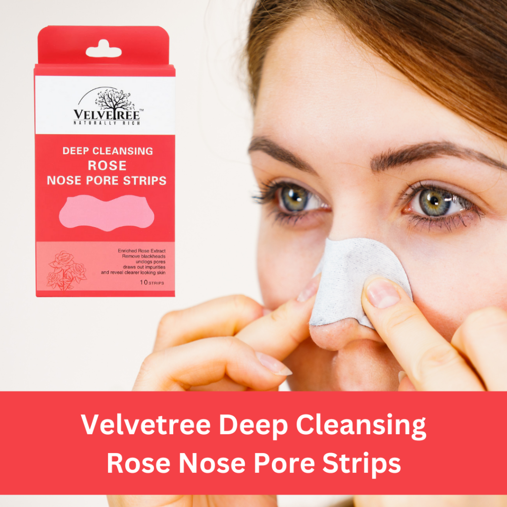Deep Cleansing Rose Nose Pore Strips (50 g) – Velvetree